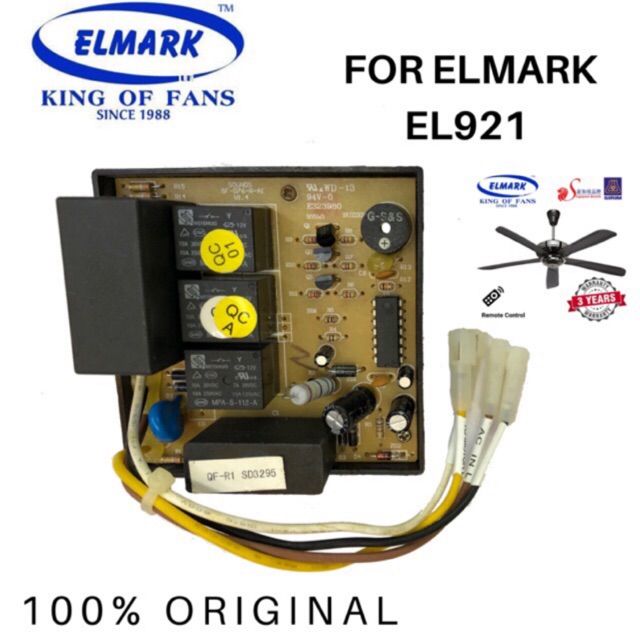 ELMARK CEILING FAN PCB BOARD (ORIGINAL) EL921/911 | Lazada