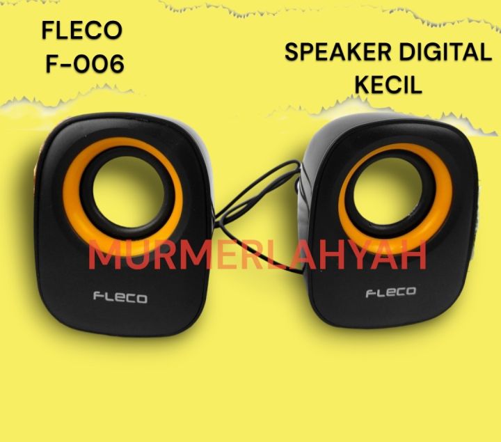 Speaker Aktif Multi fungsi FLECO F-006 Speaker Laptop - Komputer PC - Hp Suara Super Bass ...