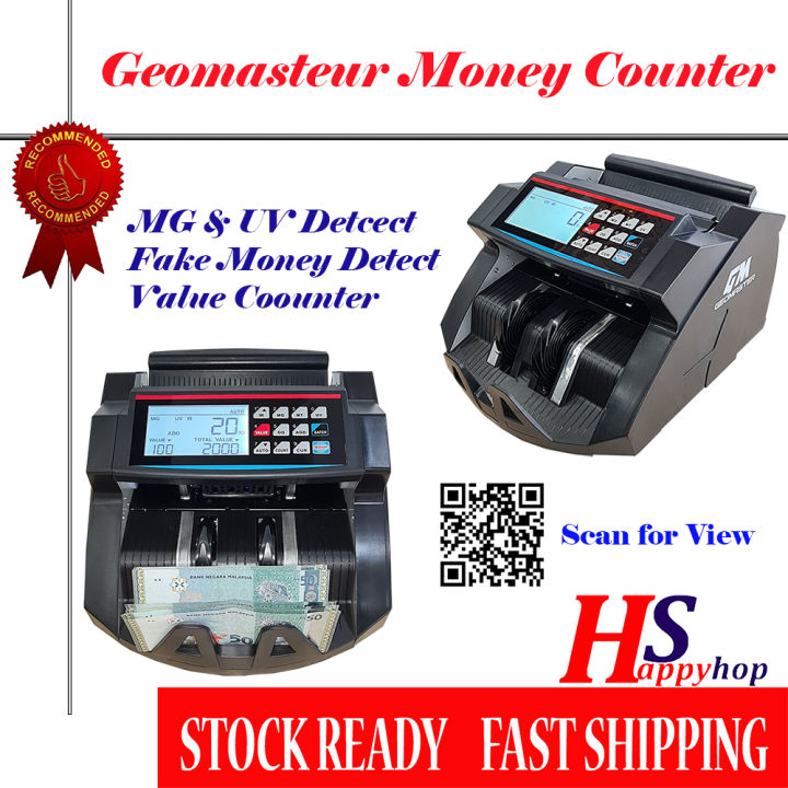 Heavy Duty Bank Money Counter , Note Counter Machine with MG fake money ...