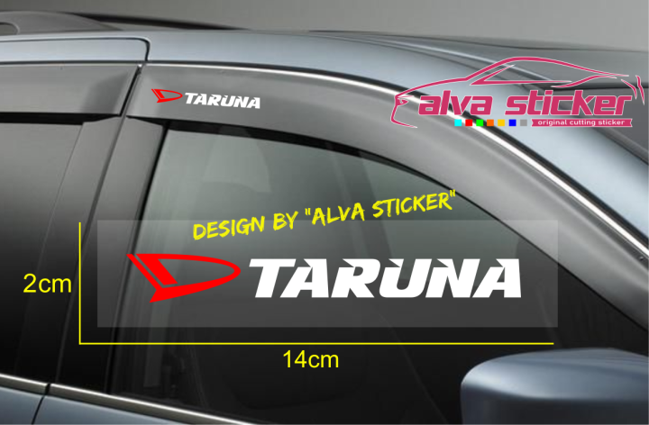 taruna sticker stiker talang air mobil daihatsu taruna old/new 2 buah ...