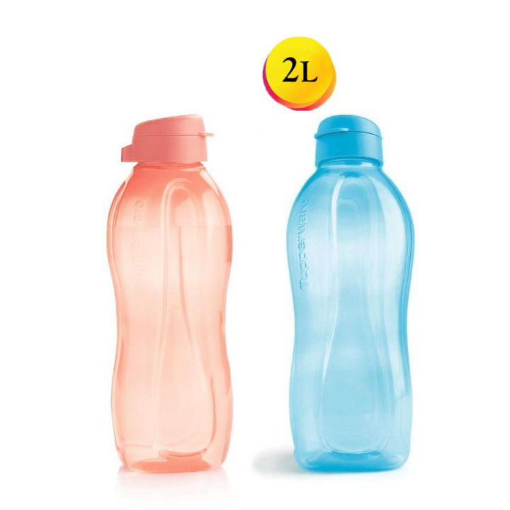 Authentic Tupperware 2L Flip Top Cap Eco Water Bottle (Without Handle ...