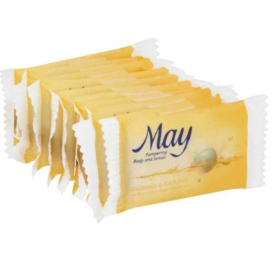 MAY BAR SOAP MOISTURE GLOW SUNFLOWER SEED OIL LIKE HOTEL BAR SOAP (15G ...
