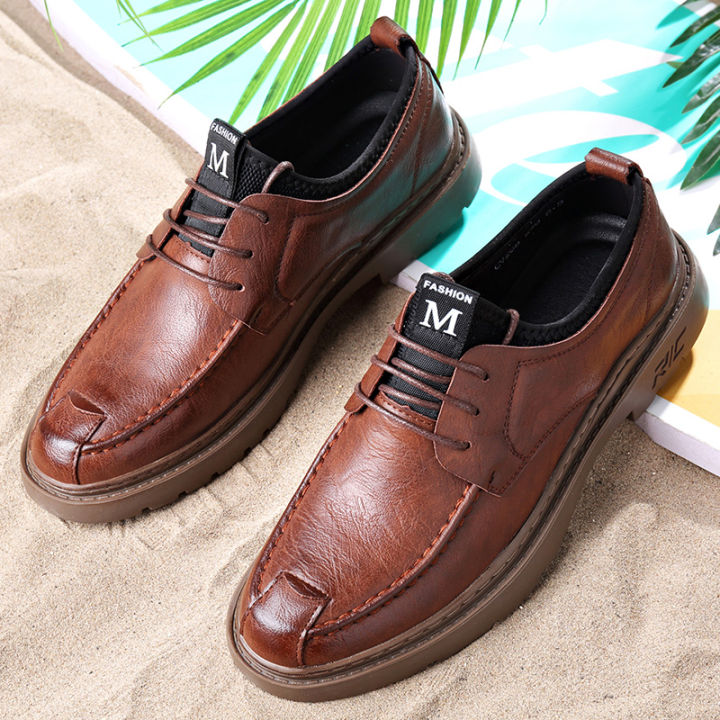 DTNOW Men Elevator Dress Shoes Men Oxford Elegant Formal Shoes Office ...