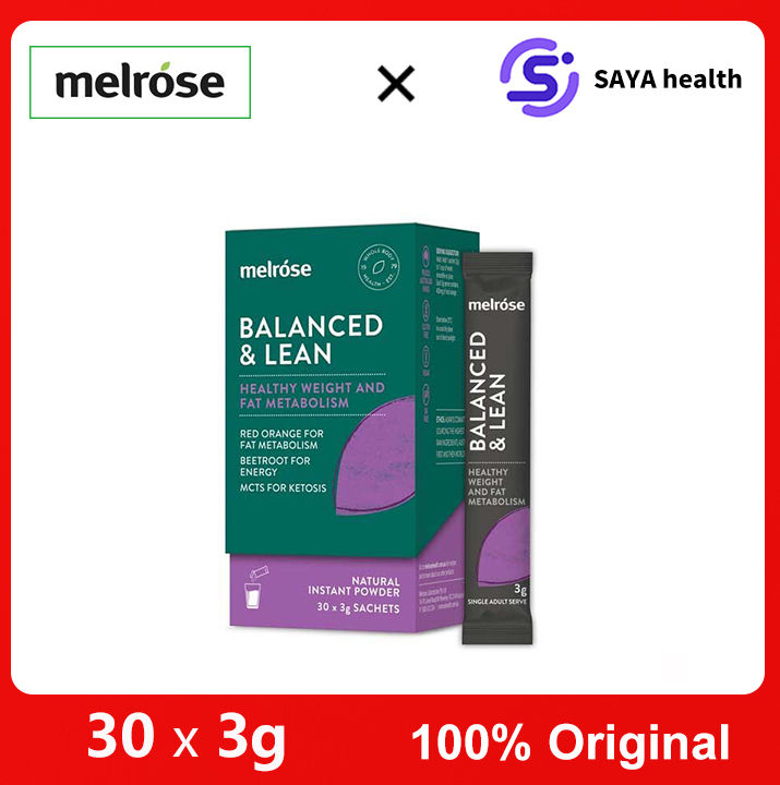 Melrose Balanced and Lean powder 30*3g weight loss | Lazada PH