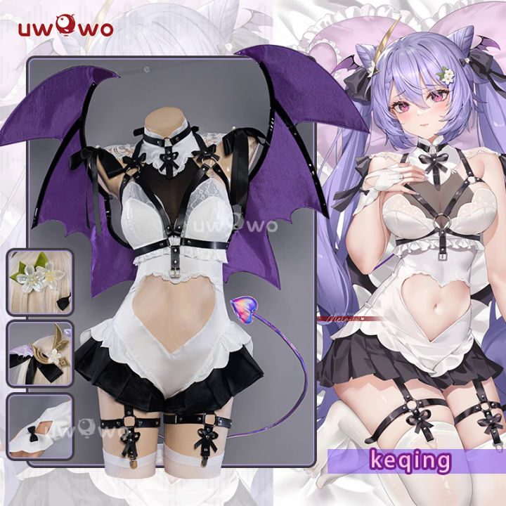 Trong kho uwowo succubus cosplay keqing trang phục độc quyền genshin tác động Fanart: keqing nữ ...