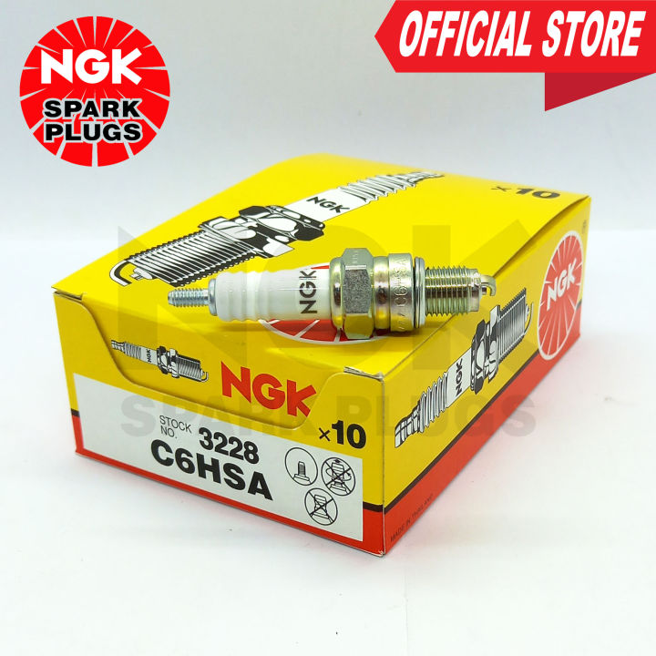 NGK C6HSA Standard Spark Plug for Xrm110, Mio Soul i, CT100, Skydrive ...