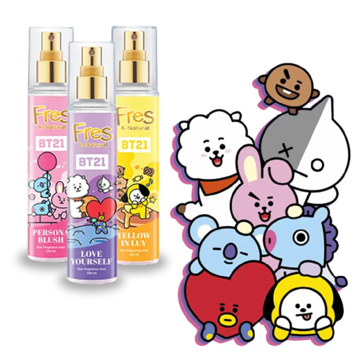 fres & natural cologne spray BT21 100ml | Lazada Indonesia