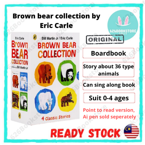 [626Book] Brown Bear Collection Genuine Series 4 Book In One Box Brown ...