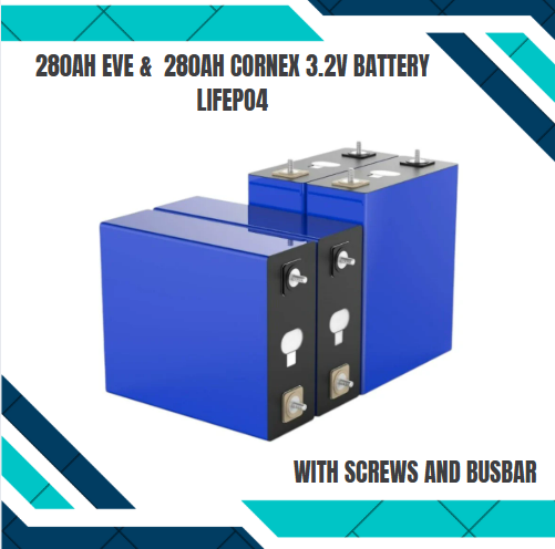280AH EVE, 280AH HITHIUM & 280AH CORNEX 3.2V Lf280K Prismatic LiFePO4 Cell (BRANDNEW BATTERY 1PC ...