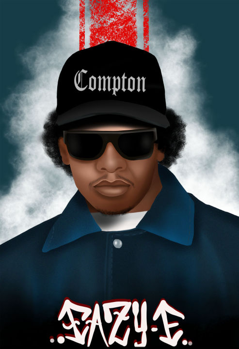 โปสเตอร์ Eazy E อีซี่ อี Rapper แร็พเปอร์ Hip Hop ฮิปฮอป Music Poster ...