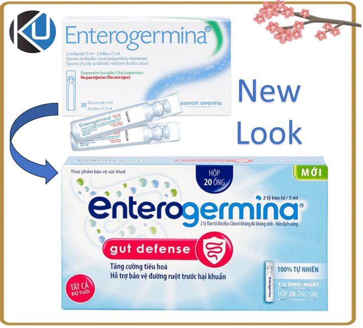 Exp:2026/2027 [SG Stock] Sanofi Enterogermina Probiotics 2 billion (5ml x 20 Vials) | Lazada ...