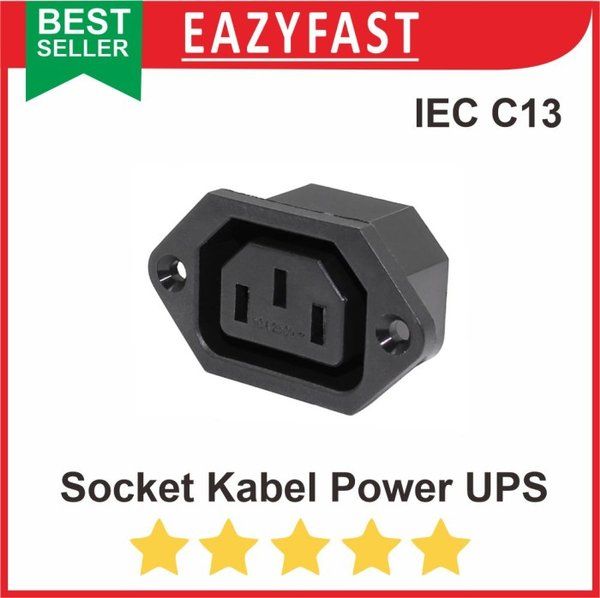 Socket AC UPS C13 IEC Connector Power Plug C14 Female CPU PC Panel ...