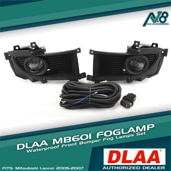 DLAA Genuine Fog Lamp Mitsubishi Lancer 2005-2007 H3 12V 55W with ...