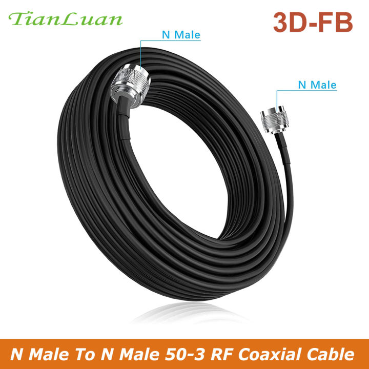3D-FB 50ohm Coaxial Cable 5/10/15/20/30m N Plug Male to N Male 50ohm ...
