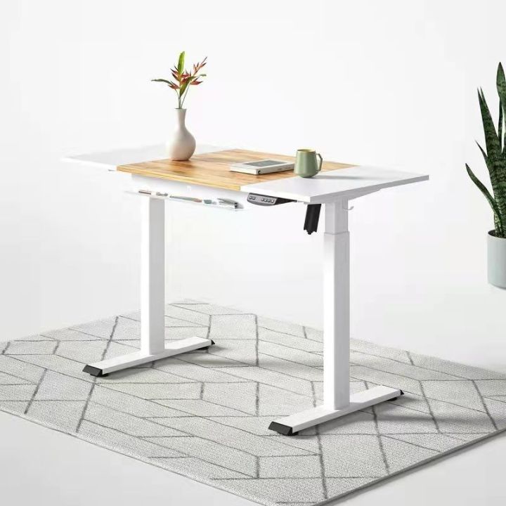 Movable Electric Table 1.2 to 1.6m Tabletop Ergonomic Standing Table ...
