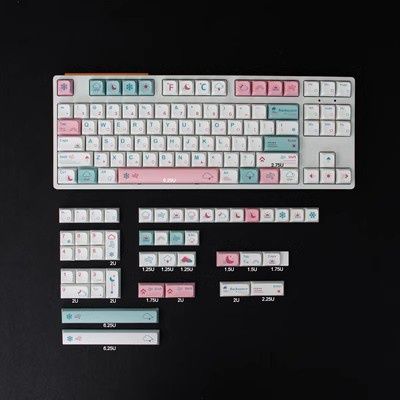 GMK Weather Day/English Keycap XDA Height, PBT Material, Thermal ...