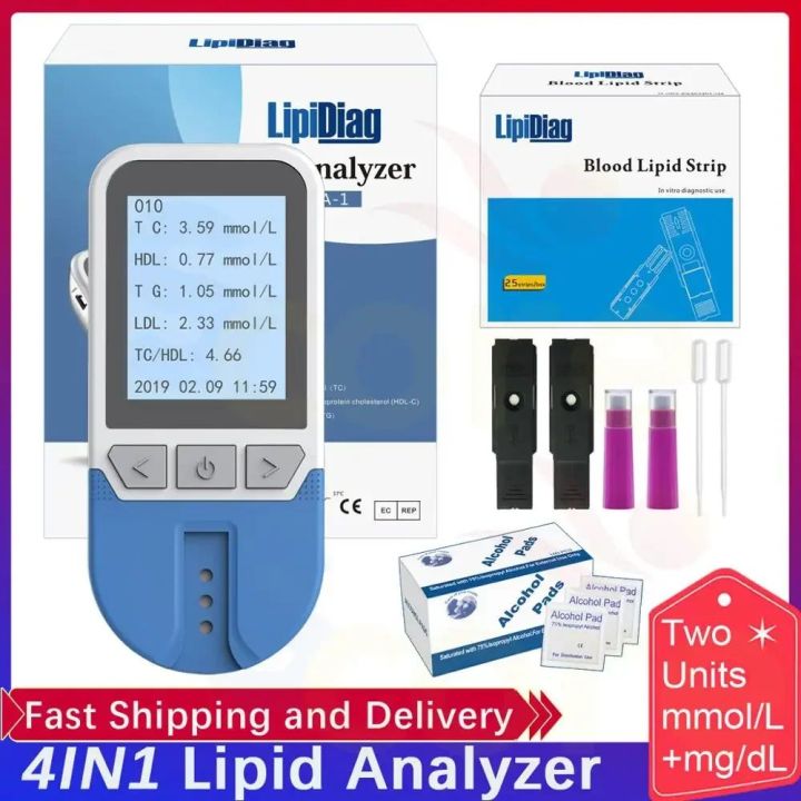 4in1 Lipid Analyzer total cholesterol (TC) high density lipoprotein ...