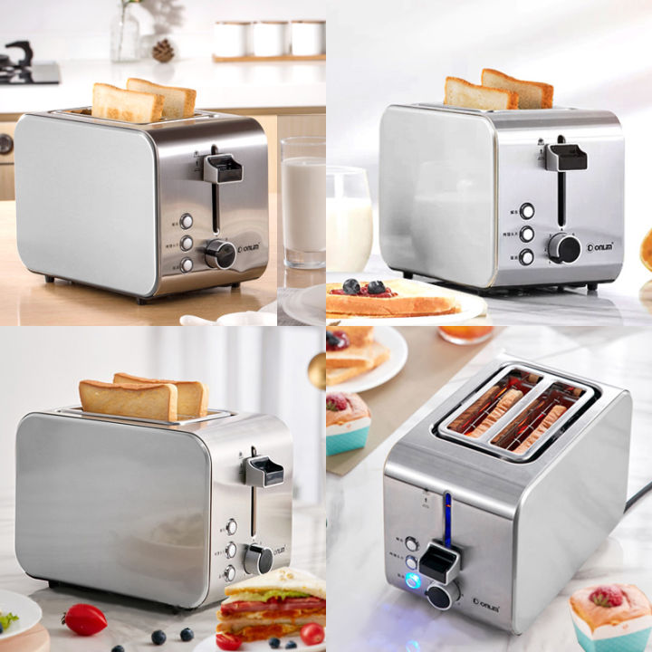 Donlim DL-8117 toaster household 2-piece breakfast toaster stainless ...