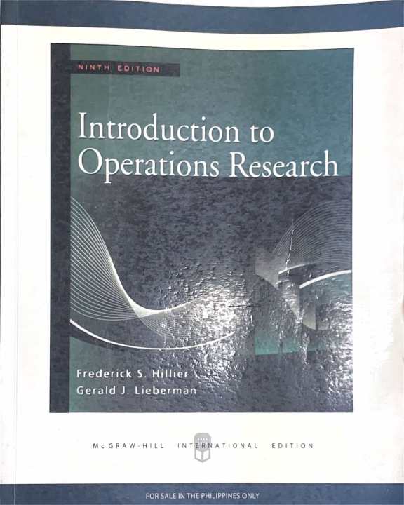 Introduction to Operations Research | Lazada PH