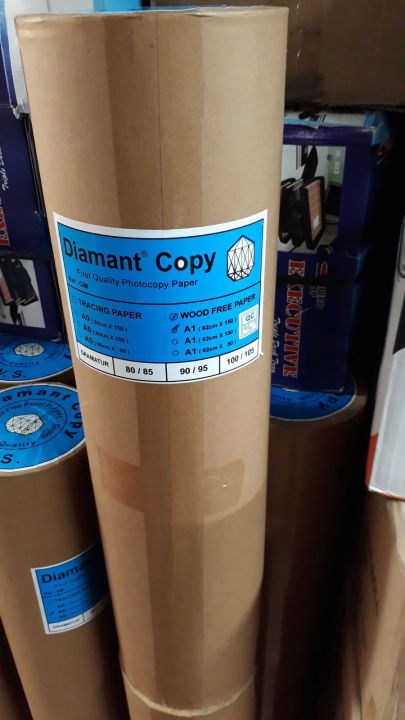 KERTAS PLOTTER A1 50M DIAMANT | Lazada Indonesia
