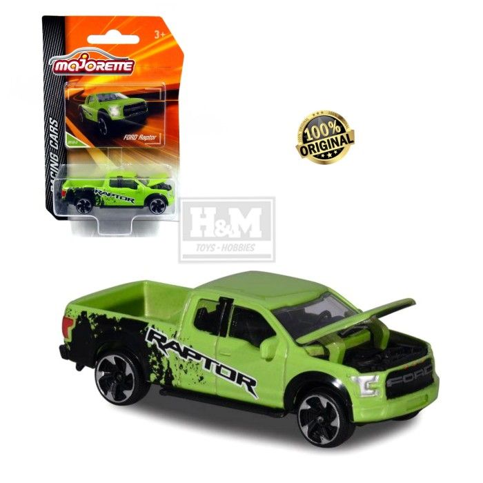 Majorette Racing Cars Ford Raptor Green | Lazada Indonesia