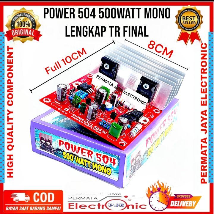 POWER AMPLIFIER 504 500 WATT LENGKAP TR FINAL | Lazada Indonesia