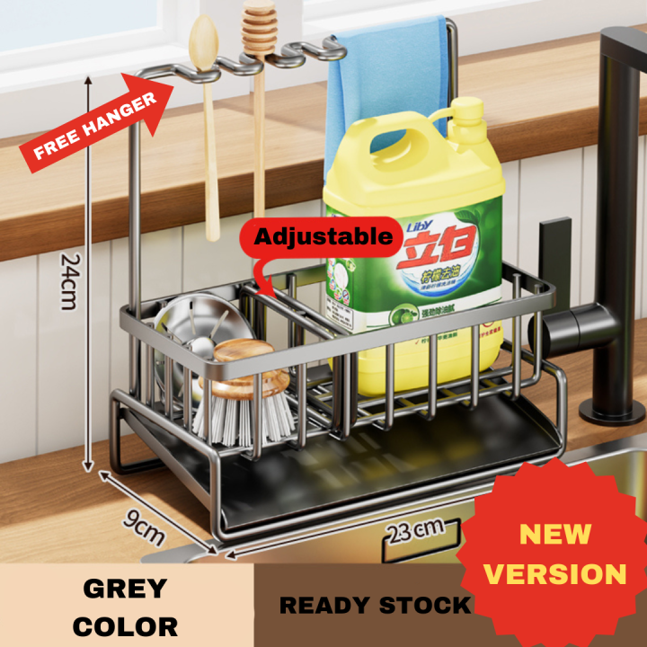 DYK Stainless Steel Kitchen Countertop Storage Rack With Detachable ...