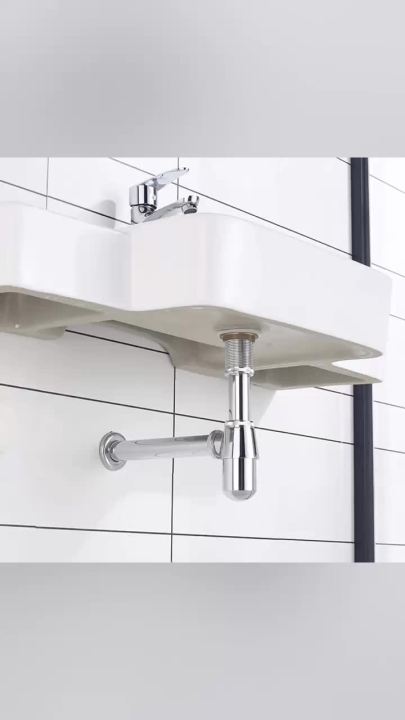 Wash-basin Chrome Pop Up Drain New Bottle Trap Stainless Steel Round ...