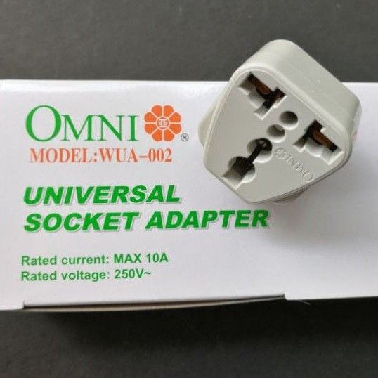 Local spot Omni Universal Socket Adapter WUA-002 | Lazada PH