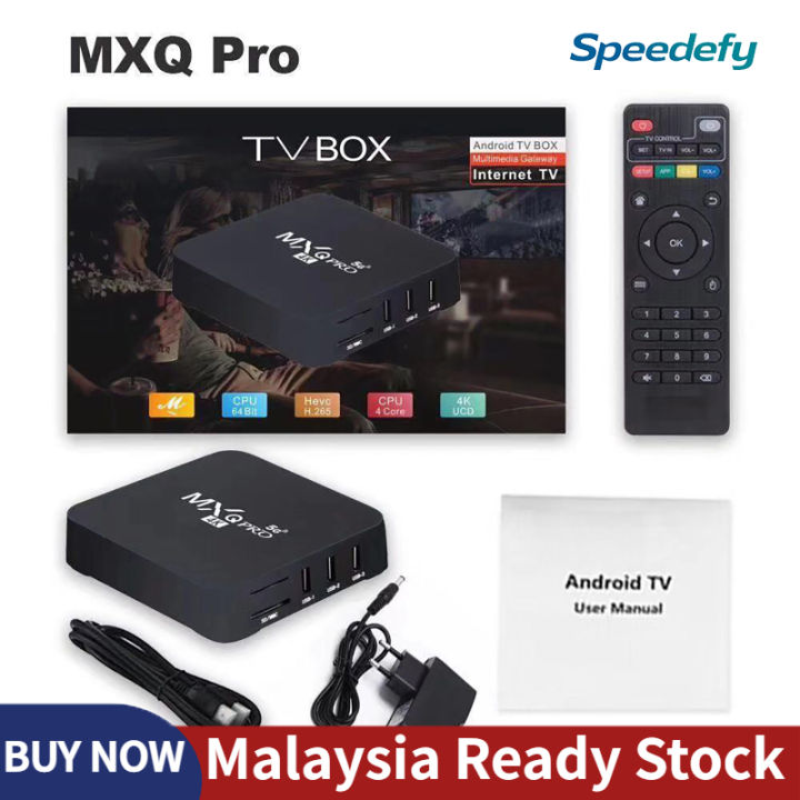 Speedefy Android 12.1 TV Box S905L Ultra HD 4K HDR 8GB RAM 128GB ROM ...