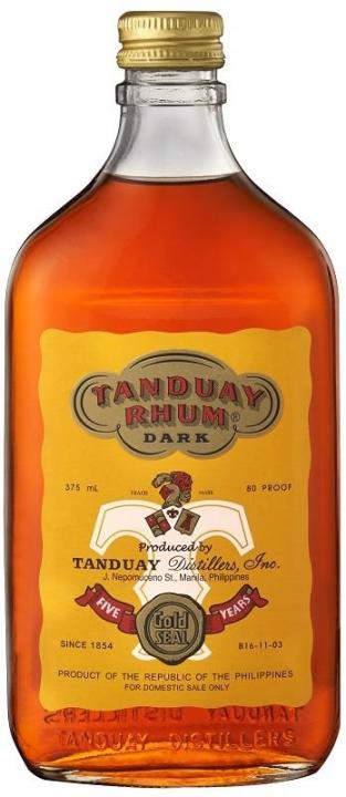 Tanduay Rhum Dark 5 Years 375ml | Lazada PH