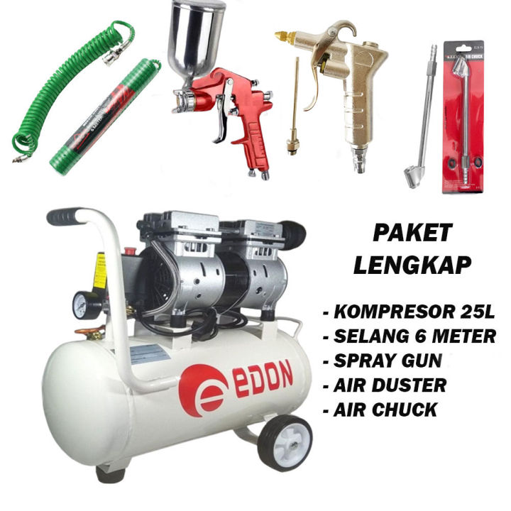 PROMO Paket Kompresor Angin / Kompresor Udara lengkap Paket tukang cat ...