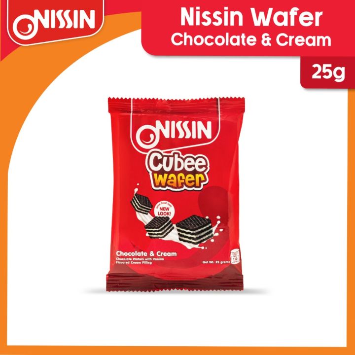 Nissin Cubee Wafer Chocolate & Cream 25g | Lazada PH