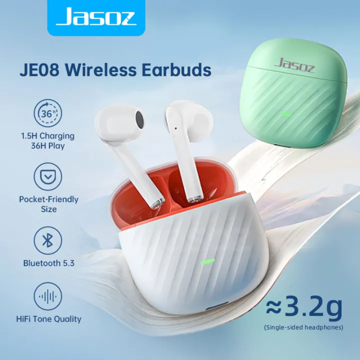 Jasoz JE08 TWS Wireless Earbud Bluetooth Earphones Gaming Headset Hifi ...