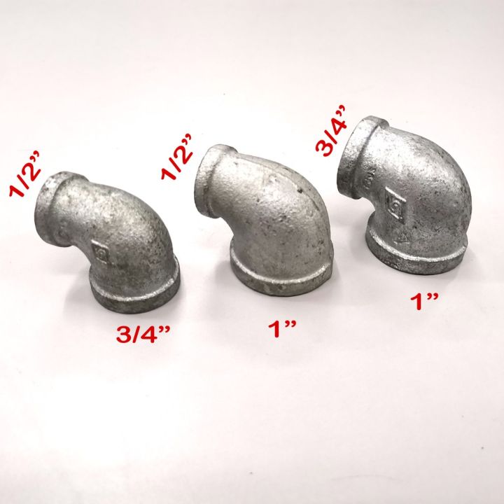 [READY STOCKS] 3/4" X 1/2", 1" x 1/2", 1" x 3/4" GI REDUCING ELBOW ...