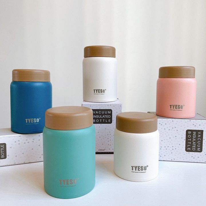 tyeso ขนาด 220ml 280ml กระบอกน้ำเก็บความร้อน-ความเย็น มีที่กรองชา ...