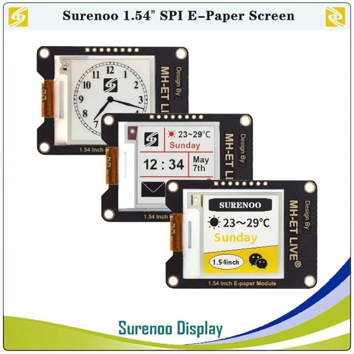 【customizable】 154 200200 Ssd1680 E Paper Electronic Epaper E Ink Eink Display Screen Spi