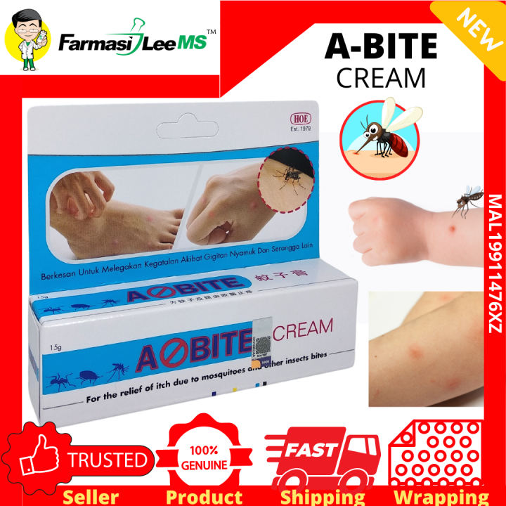 A-Bite Cream 15g Exp 08/2026 (Relief of itch due to mosquito and ...