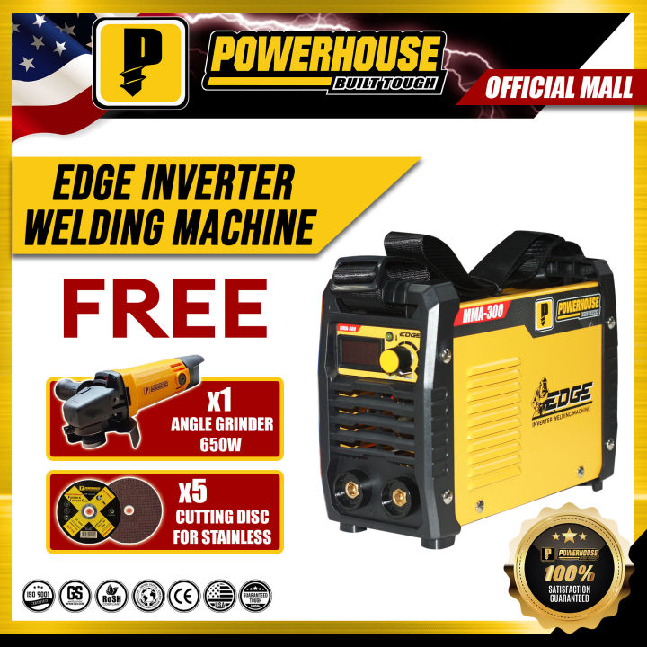 Powerhouse EDGE Inverter Type Portable Welding Machine MMA 300A with ...