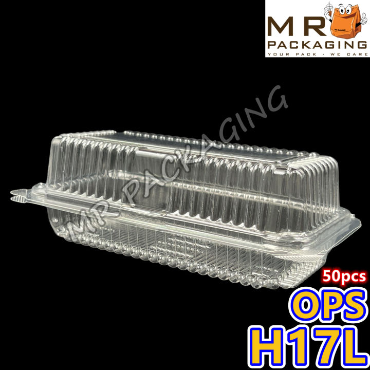 OPS-H17L BENXON Plastic Tray with Lock [ 50pcs± ] Bakery Disposable ...