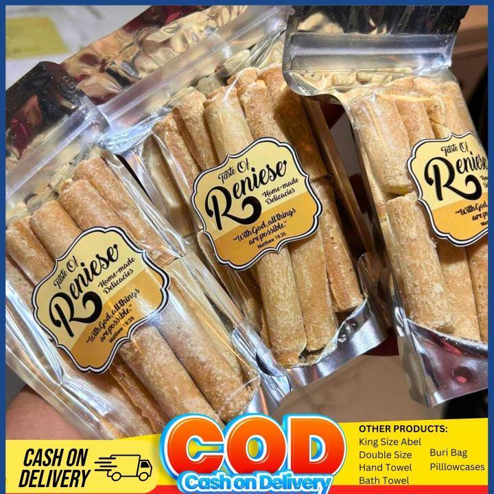 Barquilloa de polvoron wafer stick polvoron pasalubong for kids ...