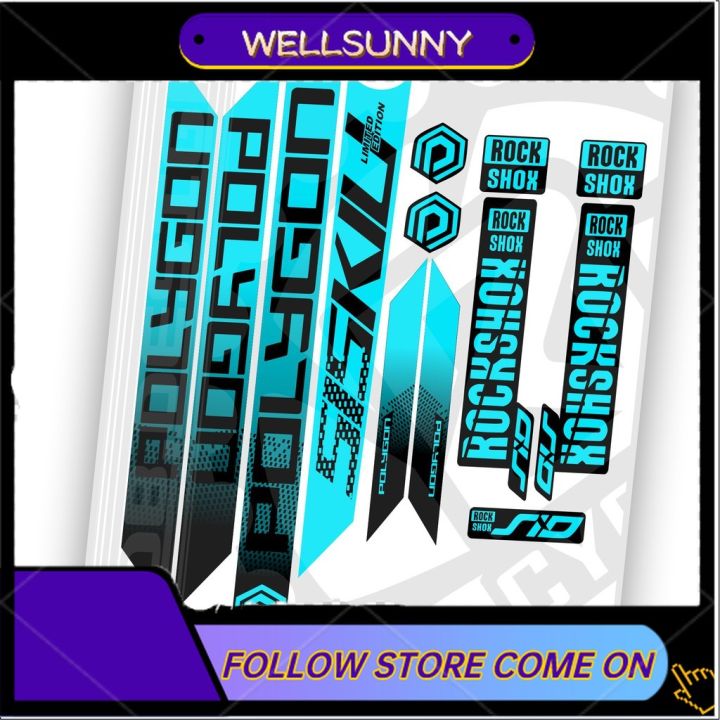 Polygon siskiu DECAL + fork Clatent DECAL BIKE Bicycle Stickers | Lazada Singapore