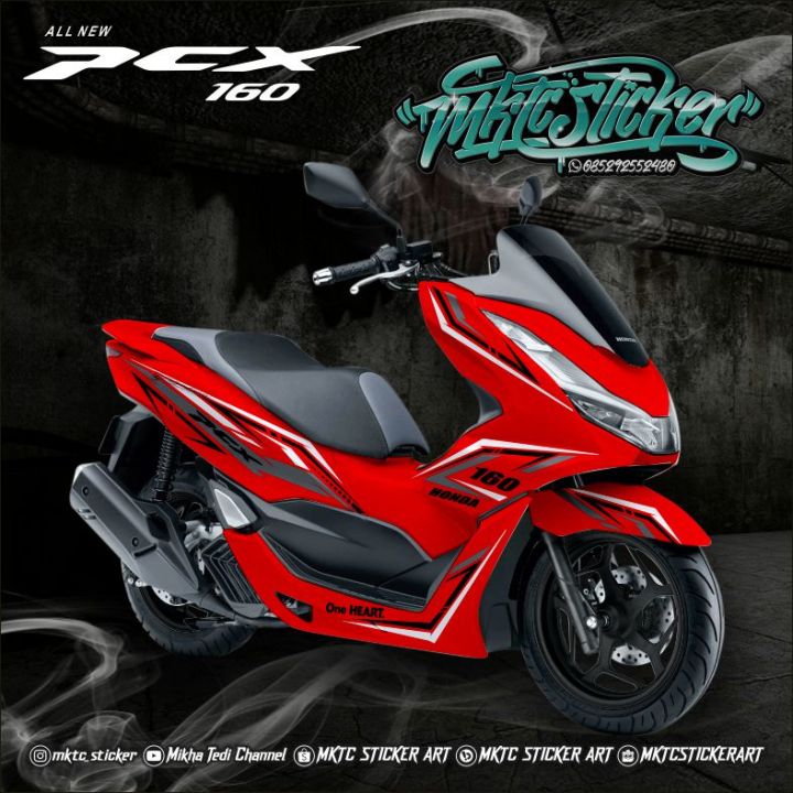 CUTTING STICKER ALL NEW PCX 2021 SIMPEL MODIF | Lazada Indonesia