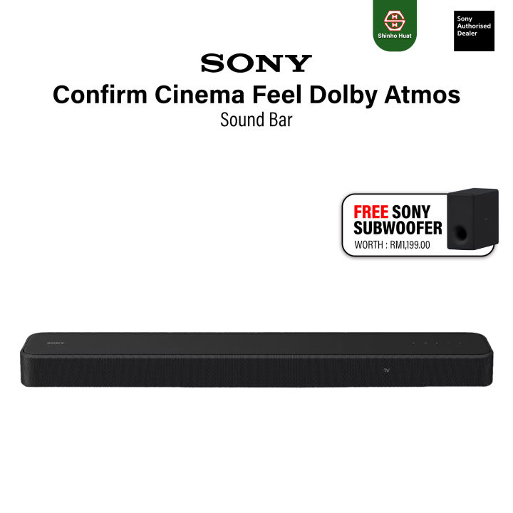 [FREE SA-SW3 SONY WOOFER] Sony HT-S2000 Dolby Atmos Sound Bar | Lazada