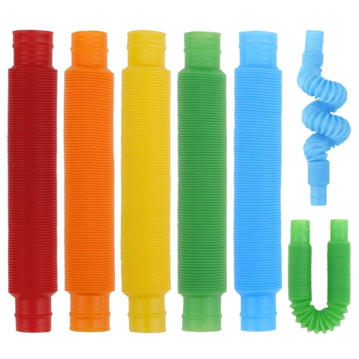 Pop Tubes Squeeze Fidget Girls Educational Autism Sensory Toys Creation ...