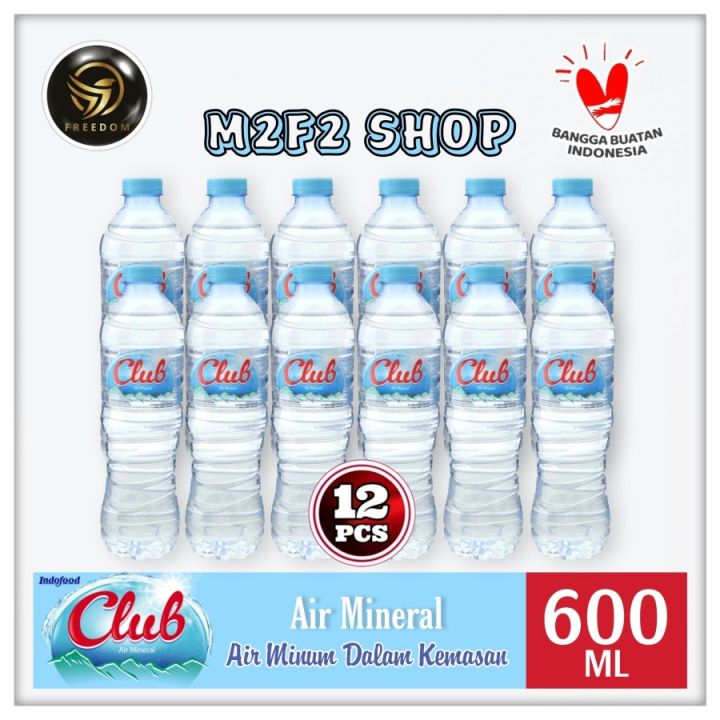Air Mineral Club Tanggung Botol Plastik Pet - 600 ml (Kemasan 12 Pcs ...