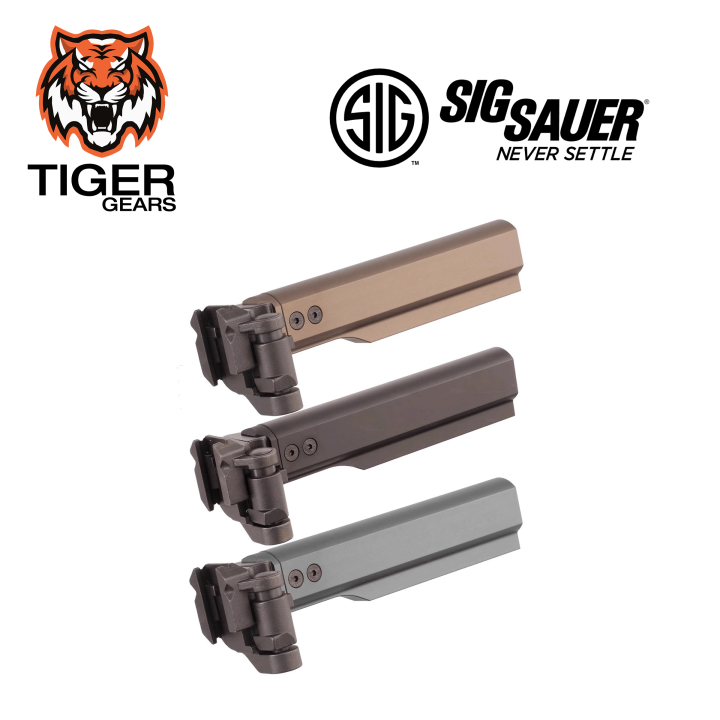 Tiger Gears Sig Low Profile Folding Stock Adapter Buffer Tube Picatinny ...