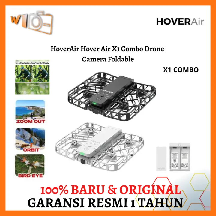 HoverAir Hover Air X1 Combo Drone Camera Foldable | Lazada Indonesia