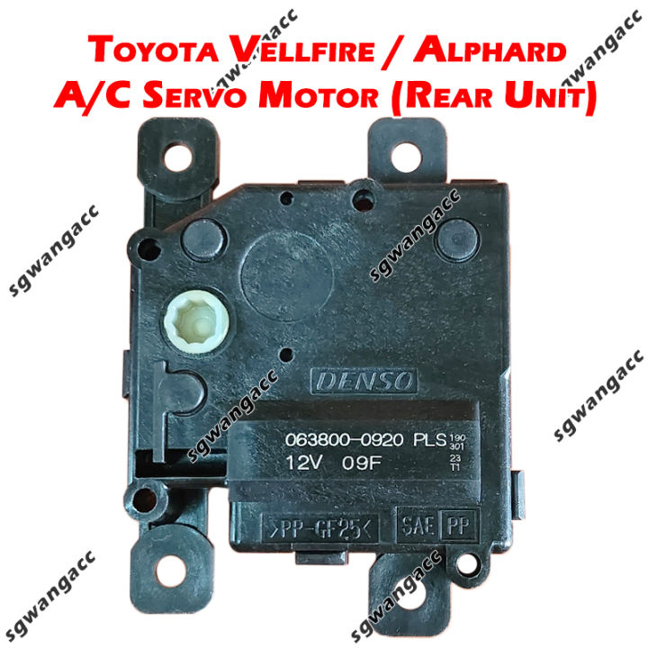 Toyota Vellfire / Alphard (AGH30) Air Cond Servo Motor Denso Rear Unit ...