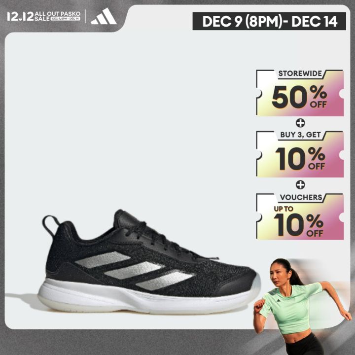 adidas Tennis Avaflash Low Tennis Shoes Women Black IG9543 | Lazada PH
